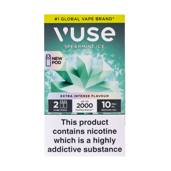 Vuse Pro Pod Nic Salt Refills VPro NS Spearmint Ice | Vape Superstore