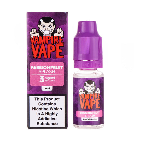 Vampire Vape Passionfruit Splash | Buy any 4 for £10 - Vape Superstore
