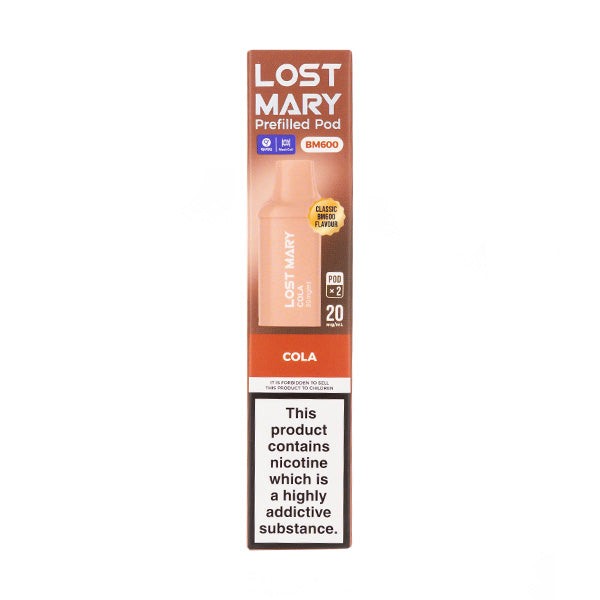 Lost Mary Cola BM600 Prefilled Pods | Vape Superstore