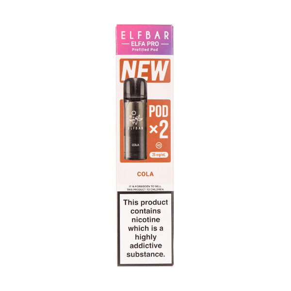 Elfa Pro V2 Prefilled Pods in Cola | Vape Superstore