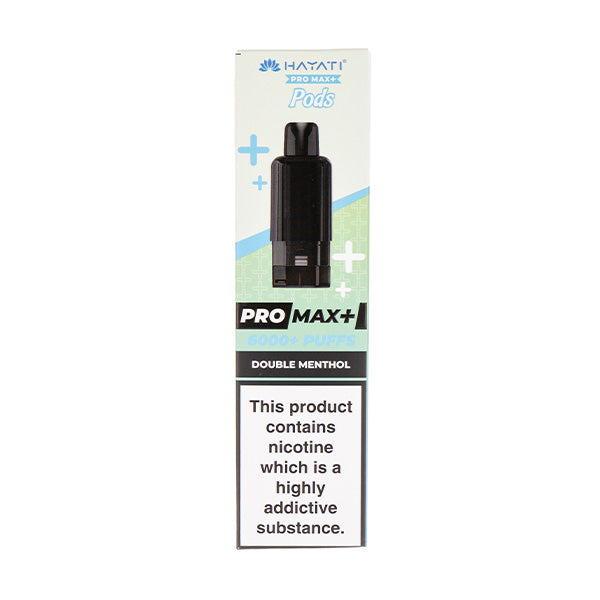 Hayati Pro Max Double Menthol Pod + Refill 20mg – Vape Superstore