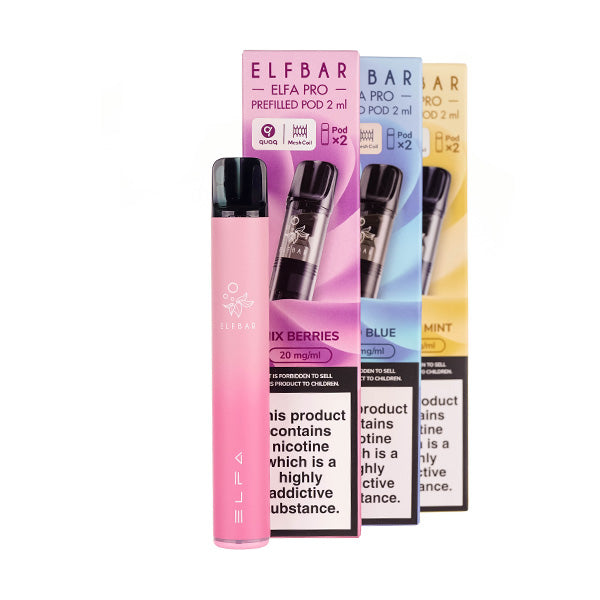 Elf Bar ELFA Pro Pod Kit Bundle - Includes 3x ELFA Pro Pods
