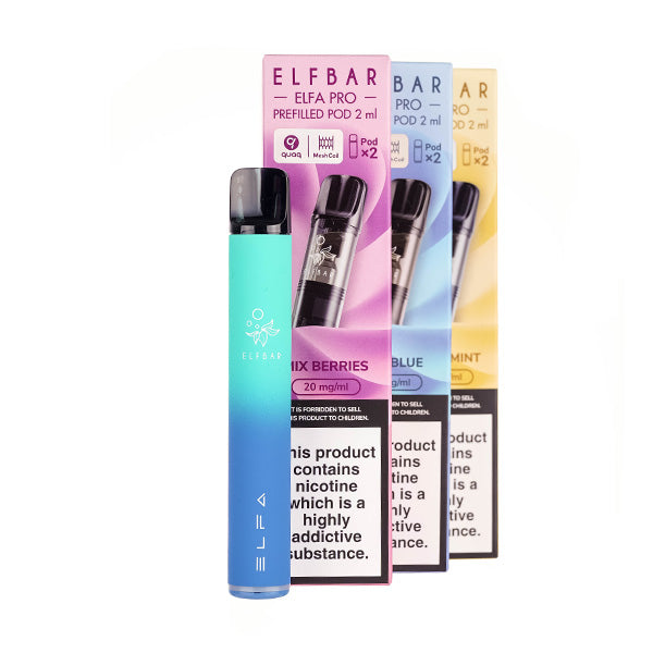 Elf Bar ELFA Pro Pod Kit Bundle - Includes 3x ELFA Pro Pods