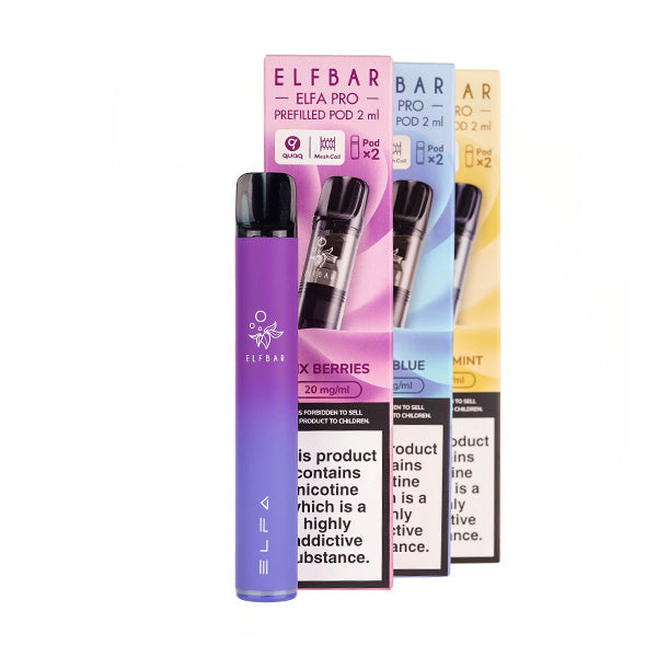 Elf Bar ELFA Pro Pod Kit Bundle - Includes 3x ELFA Pro Pods