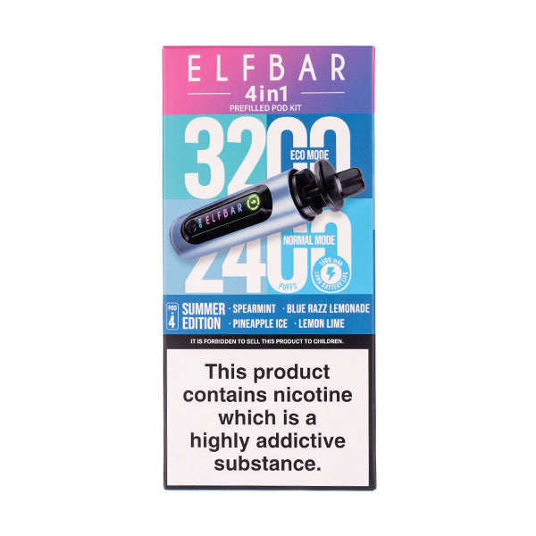 Elf Bar 4 in 1 Prefilled Pod Kit - Big Puff Bars | Vape Superstore