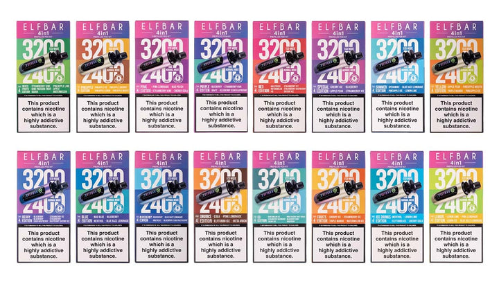 Elf Bar 4 in 1 Prefilled Pod Kit - Big Puff Bars | Vape Superstore