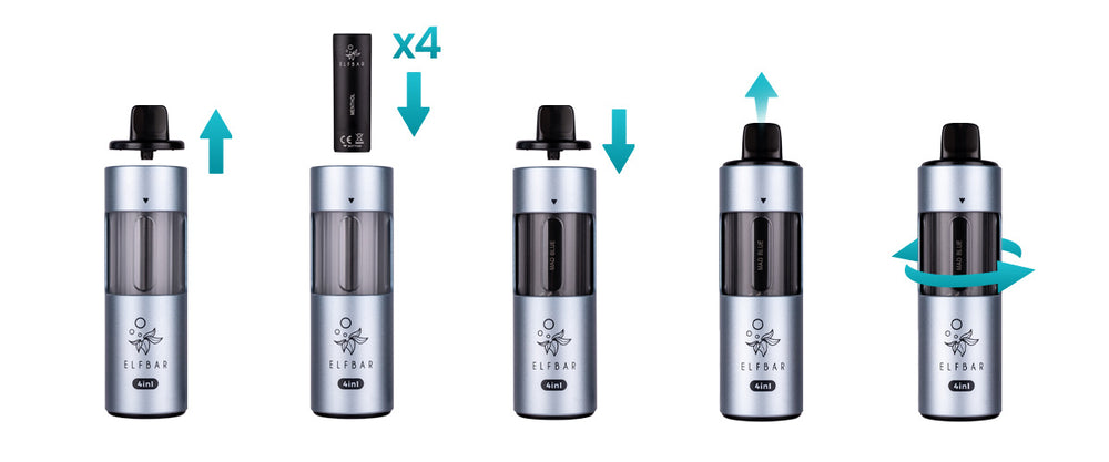 Elf Bar 4 in 1 Prefilled Pod Kit - Big Puff Bars | Vape Superstore