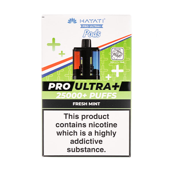 Hayati Pro Ultra Plus 25k Fresh Mint | Vape Superstore