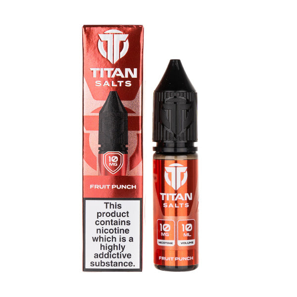 Gold Bar Titan Fruit Punch Nic Salt E-Liquid - Big Puff Flavour