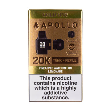 Gold Bar Apollo 20k Pineapple Watermelon Lemonade Prefilled Pods