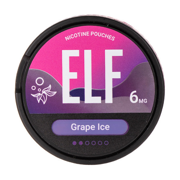 Grape Ice Nicotine Pouches by Elf Bar - Free Next Day Delivery | VS.