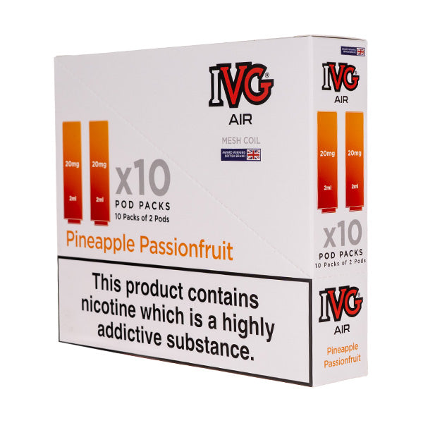 Air 4 in 1 Prefilled Pods by IVG [Pack of 10] - Multi-Pack Pod Refills