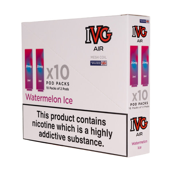 Air 4 in 1 Prefilled Pods by IVG [Pack of 10] - Multi-Pack Pod Refills