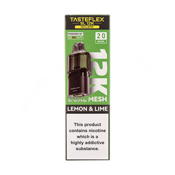 OXVA Tasteflex SL 12K Refill Pack in Lemon & Lime | Vape Superstore