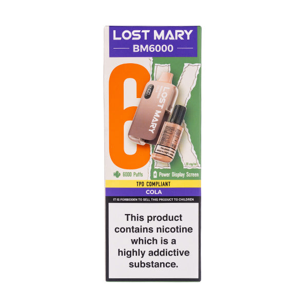 Lost Mary BM6000 | Rechargeable Disposable Vape with 6000 Puffs