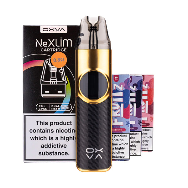 OXVA NeXlim Pod Kit Bundle - Incl. 1 Pack of Pods and 3 Nic Salts