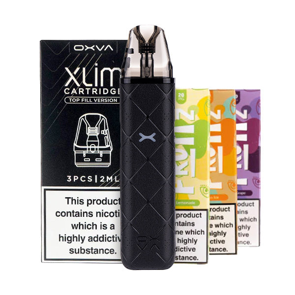 Oxva Xlim Go Bundle Kit - Inc. 1 x Pack of Pods & 3 x Nic Salts