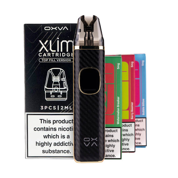 Oxva Xlim Pro 2 Bundle Kit - Inc. 1 x Pack of Pods & 3 x Nic Salts