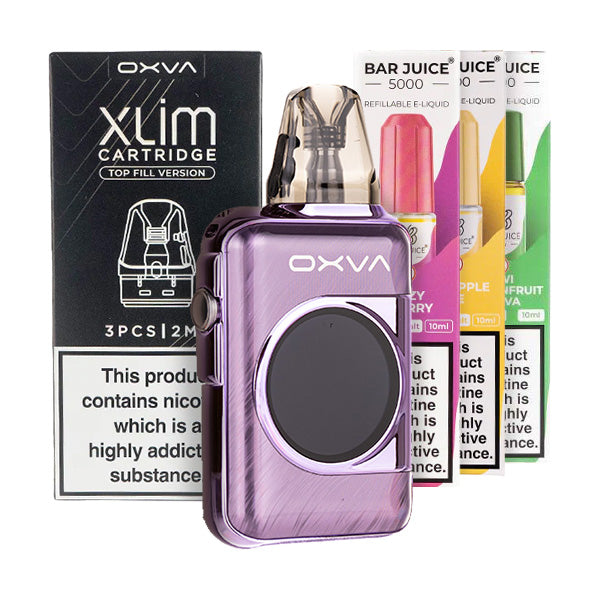 Oxva Xlim SQ Pro 2 & Bar Juice Bundle | Save Over 20%!