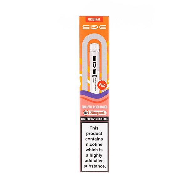 Pineapple Peach Mango Crystal Bar 600 Pod by SKE – 20mg | Vape Superstore