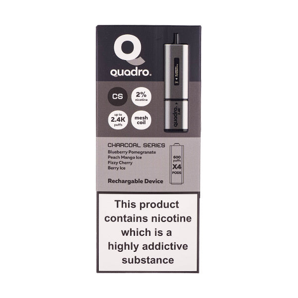 Quadro 4-in-1 Pod Kit - 2400 Puff Prefilled Vape Kit | Vape Superstore