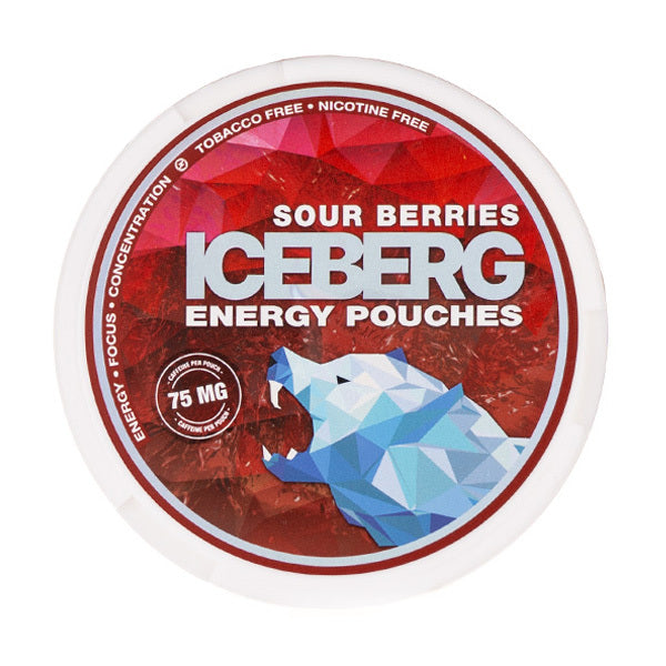 Iceberg Sour Berries Energy Pouches | Caffeine Pouches at Vape Superstore