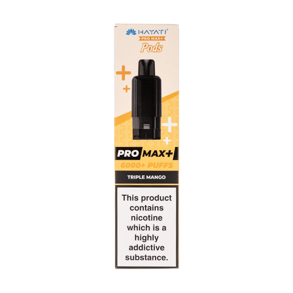 Hayati Pro Max Triple Mango Pod + Refill 20mg – Vape Superstore