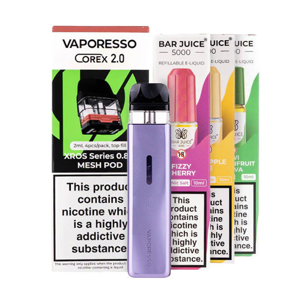 XROS 5 Mini Pod Kit Bundle | Bar Juice Edition - over 15% Off!