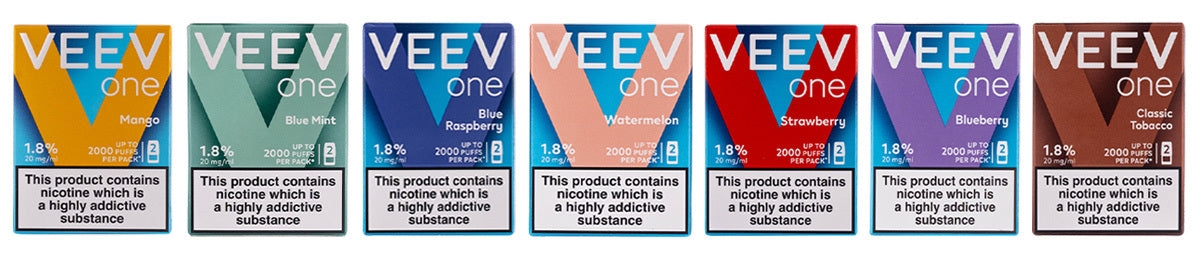 Veev One Starter Pod Kit by Veev - 2,000 Puffs Per Kit! | £8.95