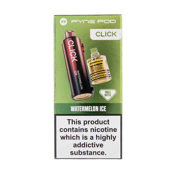 Pyne Pod Click 10000 Watermelon Ice Pod & Bottle | Free UK Delivery!!!