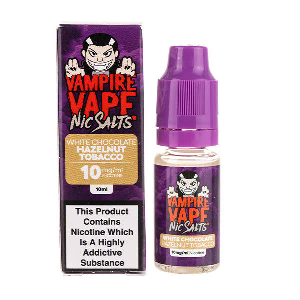 Vampire Vape White Chocolate Hazelnut Tobacco Nic Salt | 3 for £10 ...
